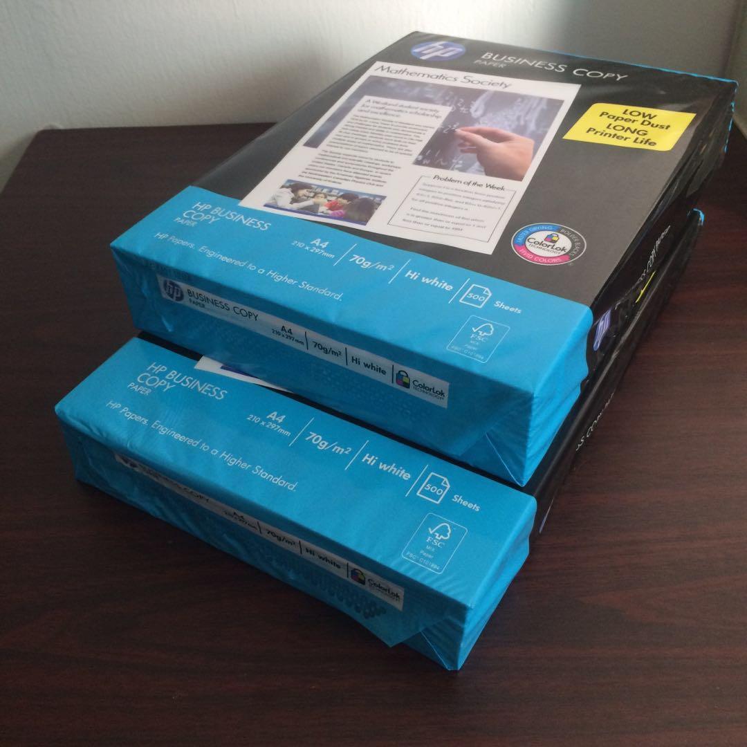 HP A4 Paper (500 sheets), Hobbies & Toys, Stationery & Craft ...