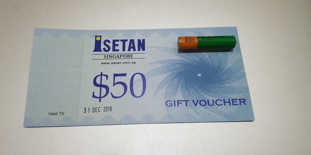 Isetan $50 voucher, Tickets & Vouchers, Vouchers on Carousell