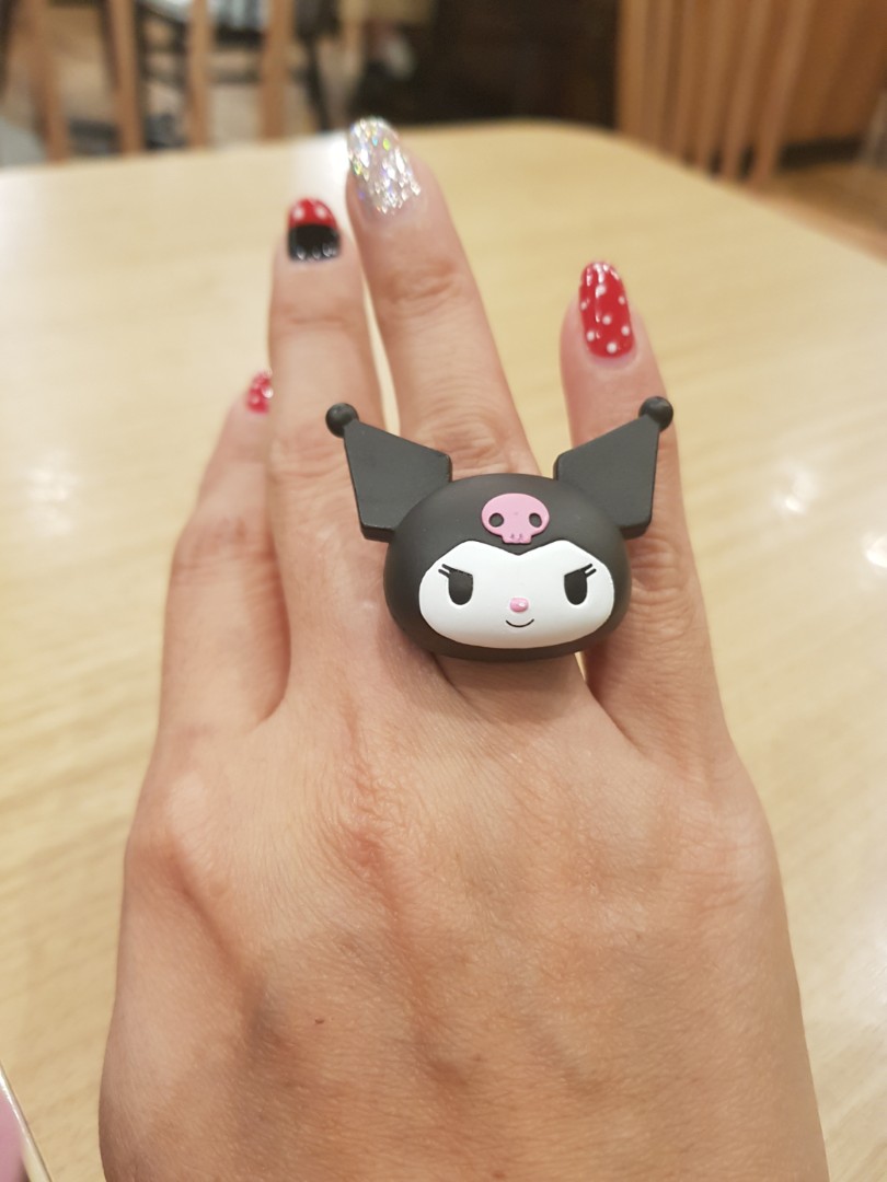 Kuromi ring, Women's Fashion, Jewelry & Organisers, Body Jewelry on ...