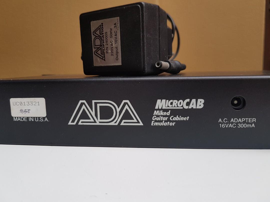 MADE IN USA - ADA MicroCab Miked Guitar Cabinet Emulator, Hobbies ...