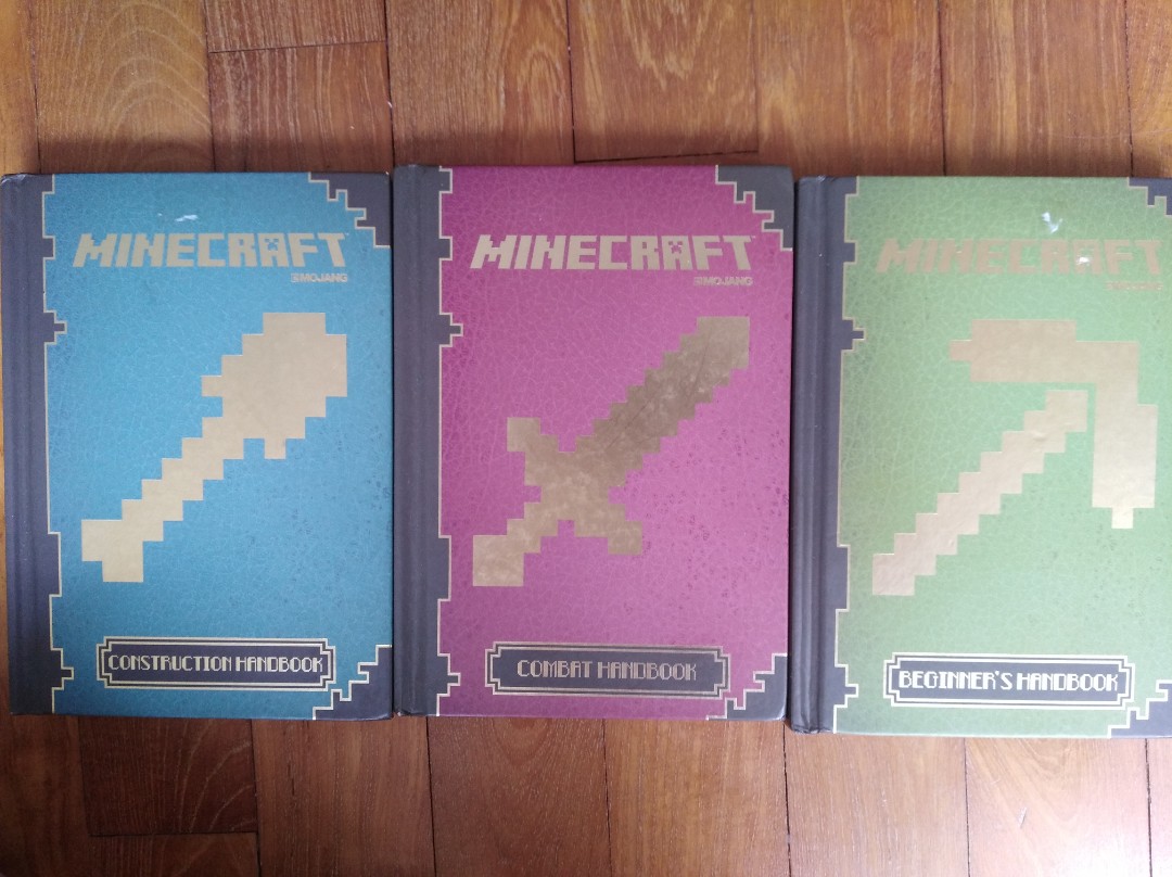 Minecraft handbook set, Hobbies & Toys, Books & Magazines, Children's ...