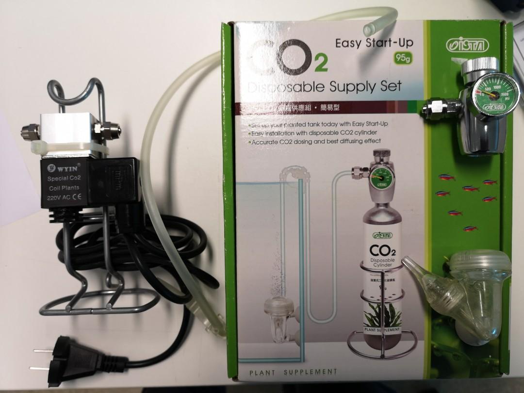 Modified with solenoid valve, ISTA disposable CO2 supply set without ...