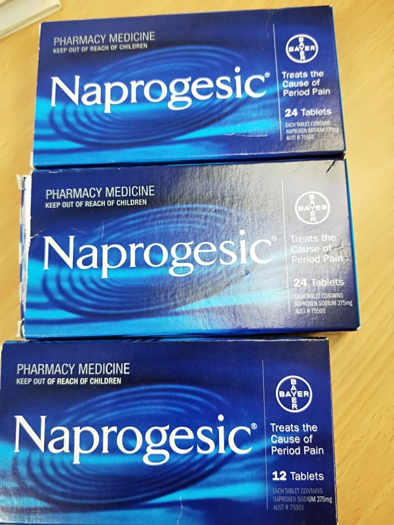 naprogesic period pain, Health & Nutrition, Massage Devices on Carousell