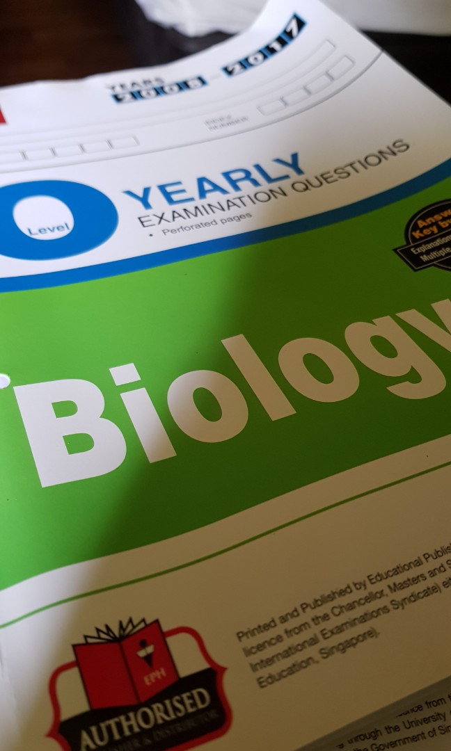 O LEVELS yearly TYS (Bio, Chem), Hobbies & Toys, Books & Magazines ...