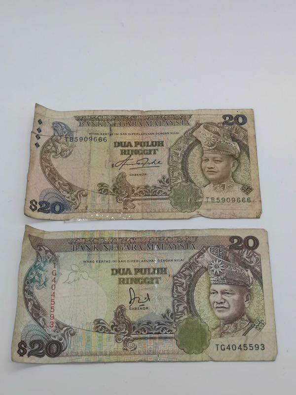 Old ringgit note, Hobbies & Toys, Memorabilia & Collectibles, Currency ...