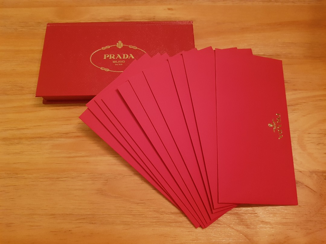 PRADA Ang Bao(Red Pocket) for sale, Luxury, Accessories on Carousell