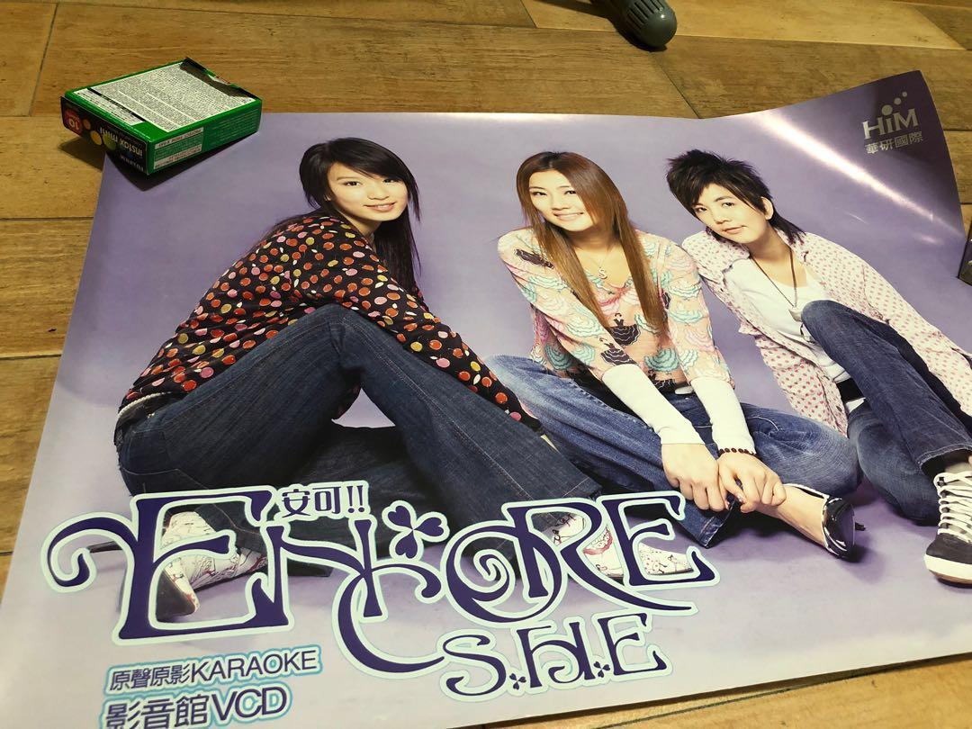 S.H.E Encore VCD poster, Hobbies & Toys, Music & Media, CDs & DVDs on ...