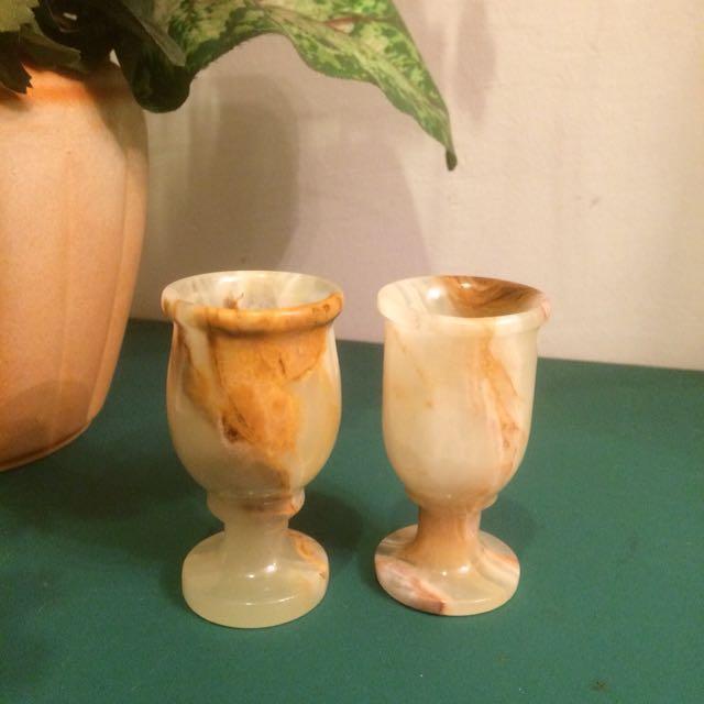 Small Onyx marble goblet, Hobbies & Toys, Collectibles & Memorabilia ...