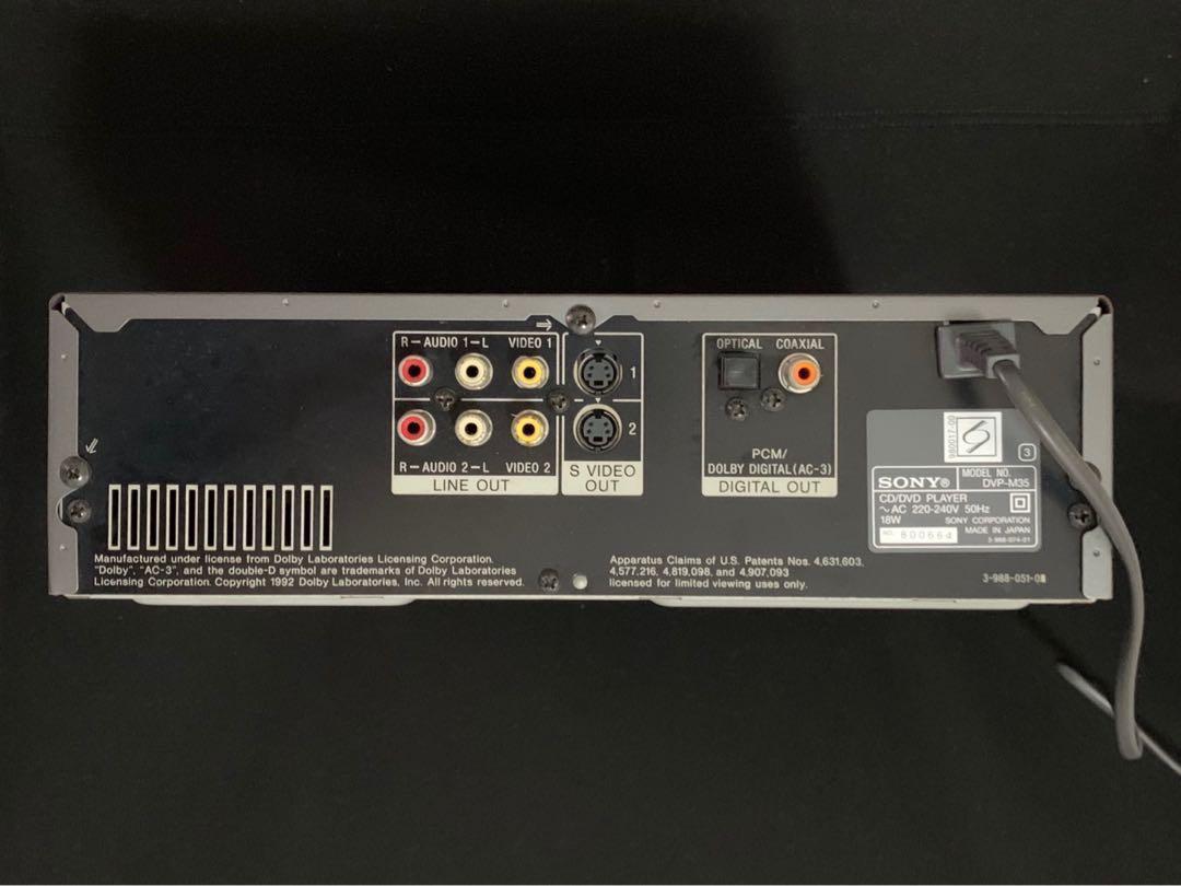Sony CD/DVD/Video CD Player DVP-M35 Made in Japan, Audio, Portable ...