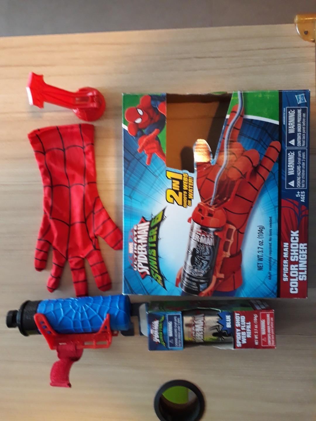 Spider man Colour Shock slinger toy, Hobbies & Toys, Toys & Games on ...