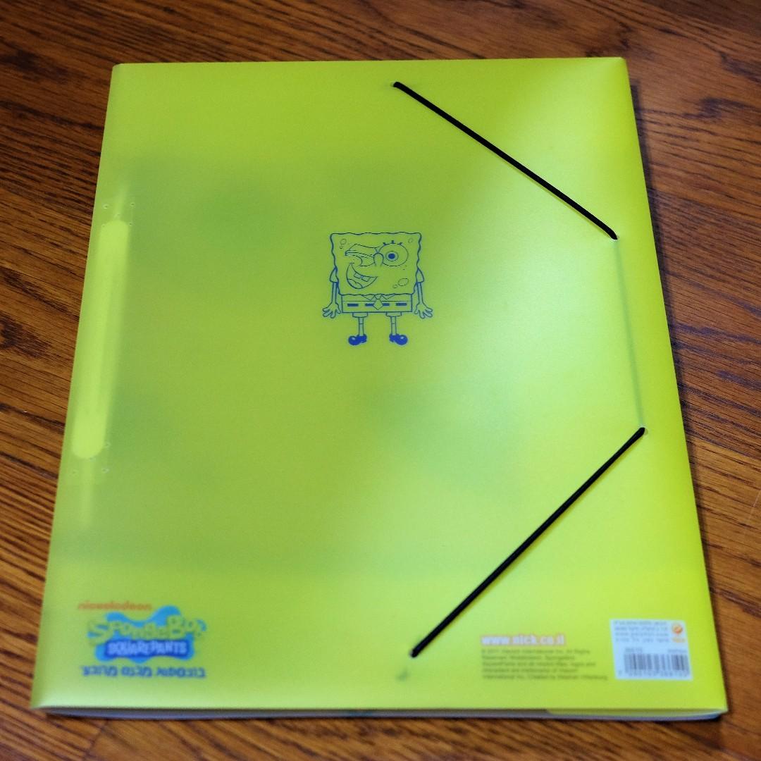 Spongebob Squarepants Plastic Folder, Hobbies & Toys, Stationery ...