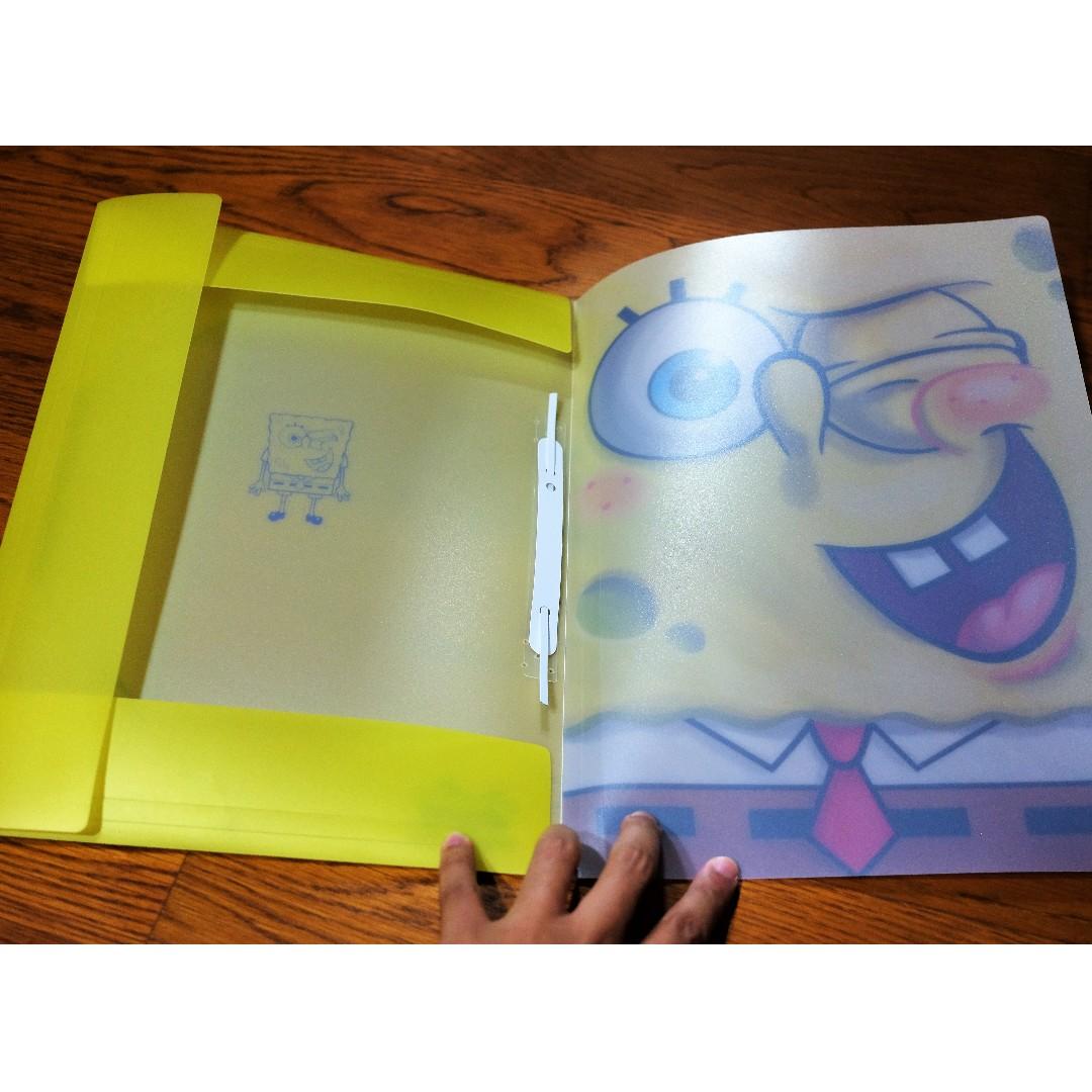 Spongebob Squarepants Plastic Folder, Hobbies & Toys, Stationery ...