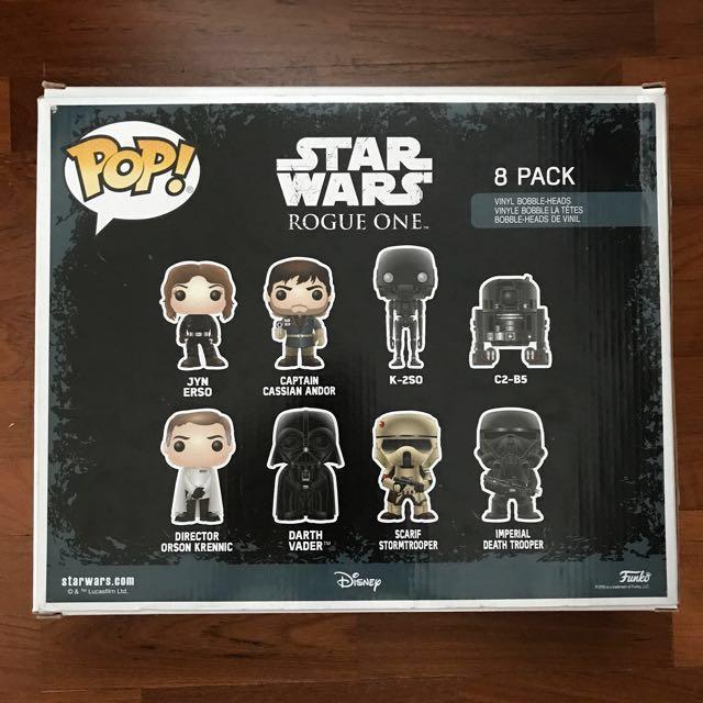 Star Wars Rogue One Funko Pop Collectors Set Exclusive Disney Store ...