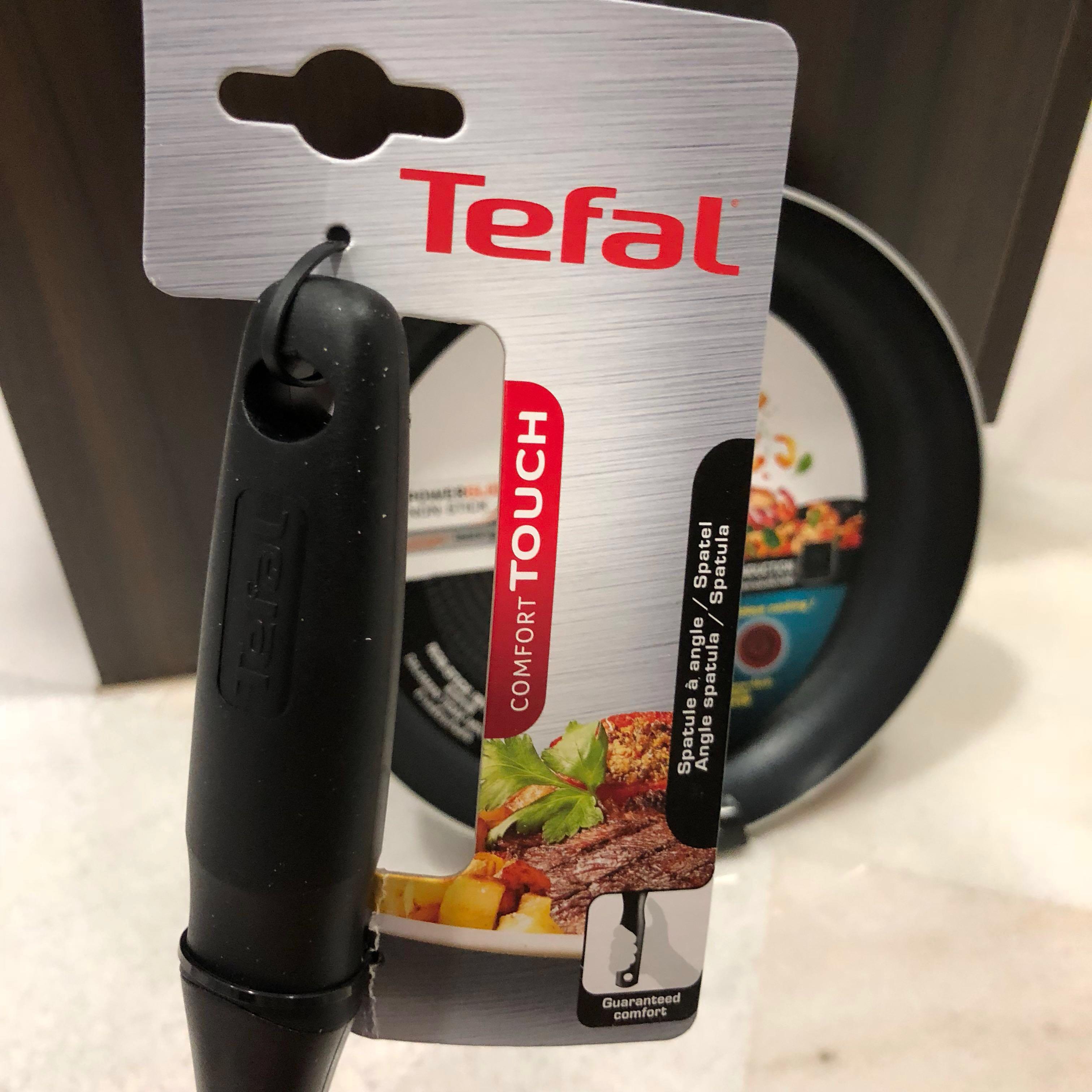 TEFAL 28cm Super Cook Plus Frypan with TEFAL Spatula, Furniture & Home Living, Kitchenware ...