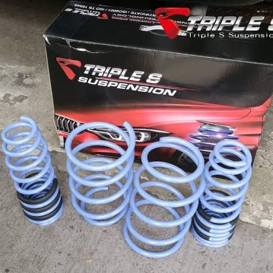 Triple S lowering spring for VIOS/Yaris 3rd gen, Car Parts ...