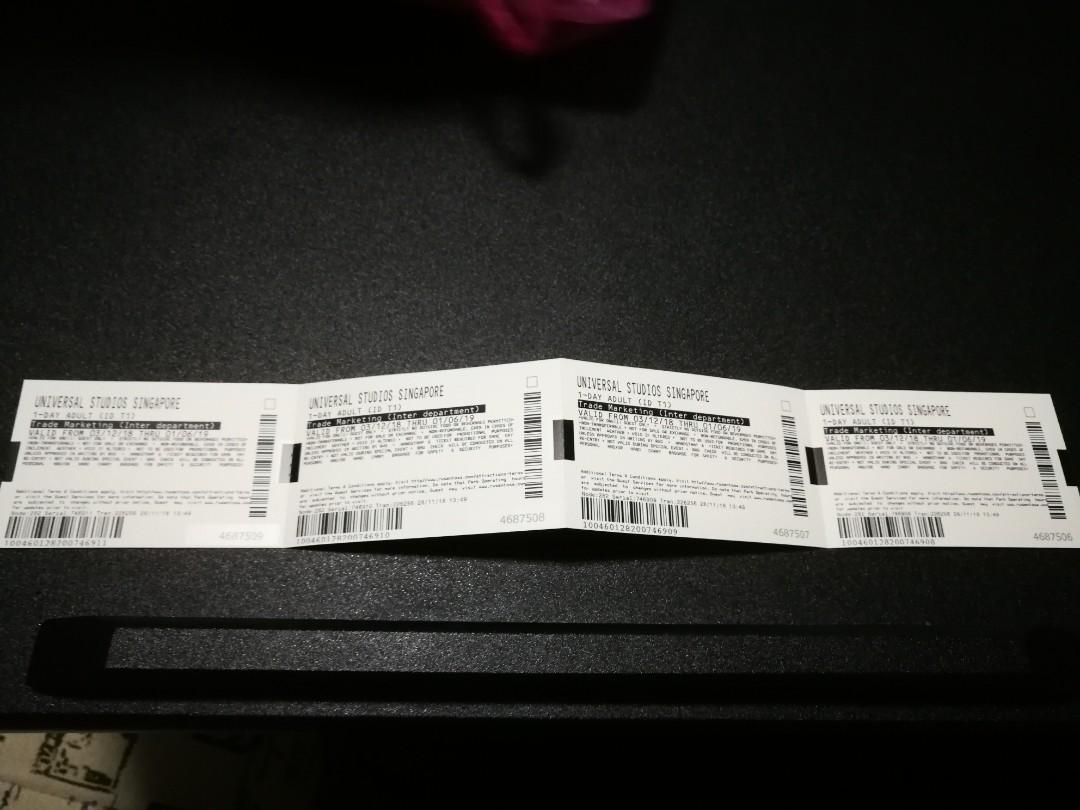 USS ticket, Tickets & Vouchers, Event Tickets on Carousell