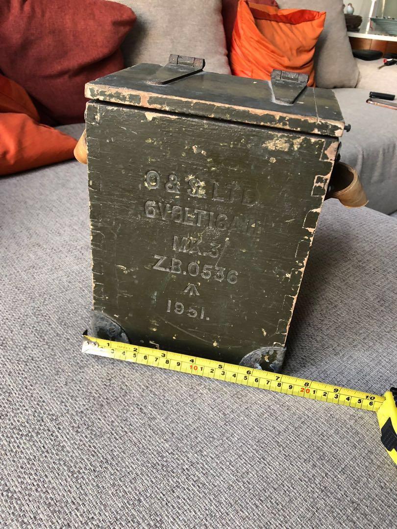 Vintage wooden battery box, Vintage & Collectibles, Vintage ...