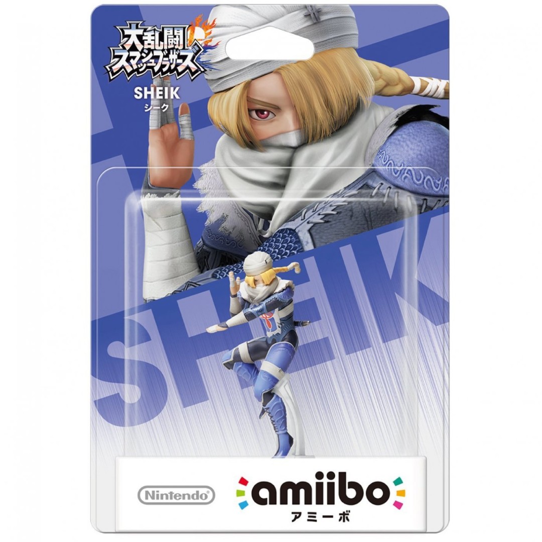 全新 NS Switch Amiibo: Sheik 薩爾達 青年西克 大亂鬥系列- 支援 Super Smash Bros Brothers Zelda Breath of Wild 2 ...