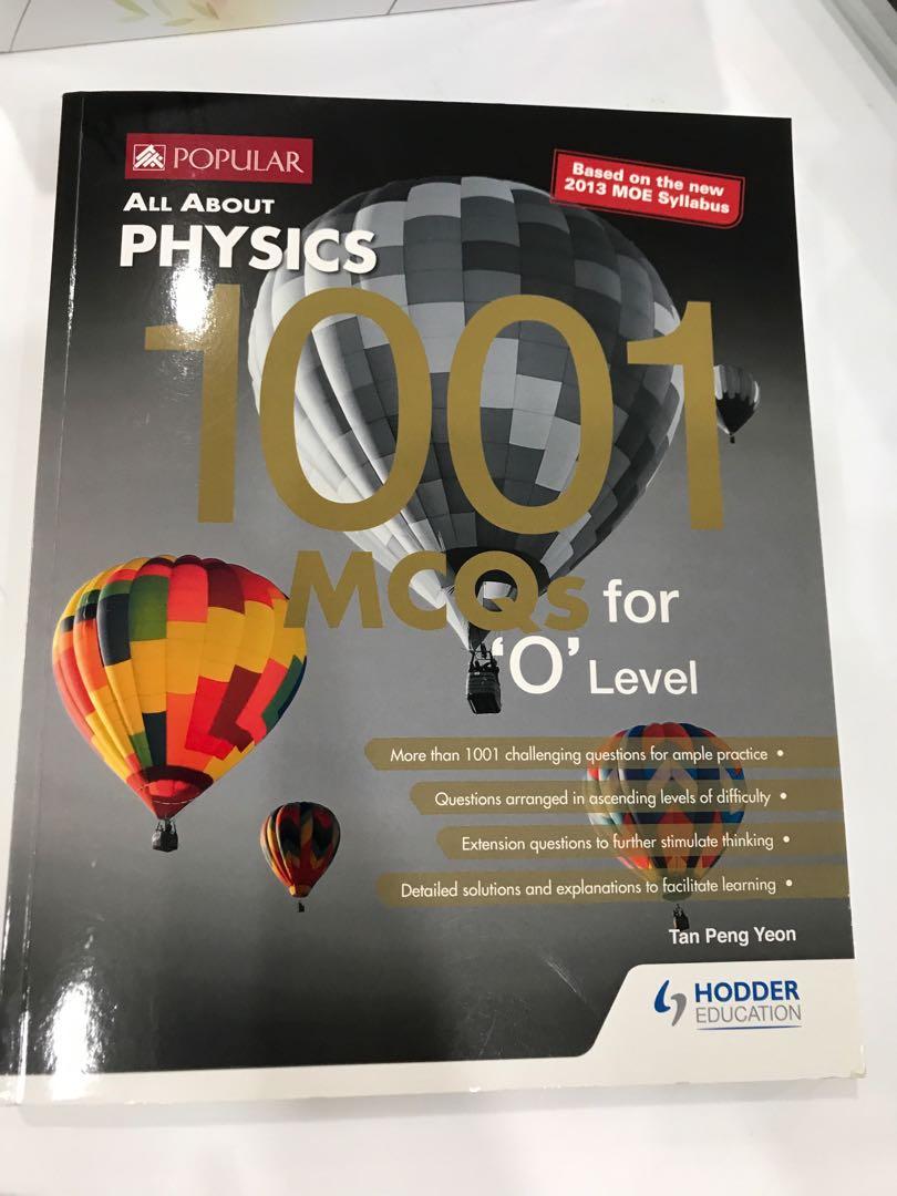 All about Physics 1001 MCQs for O Level Hodder Education, Hobbies ...