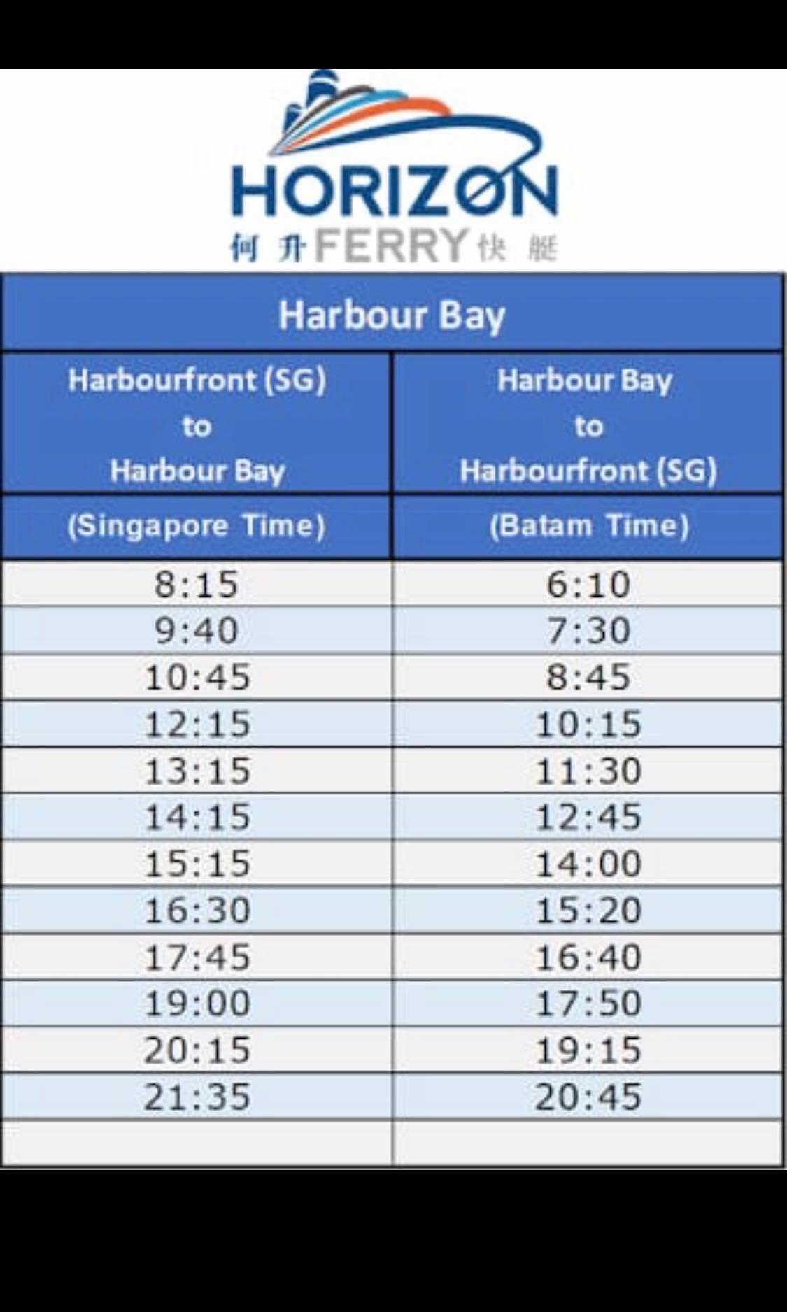 Batam ferry ticket Horizon ferry eticket , Tickets & Vouchers, Local ...