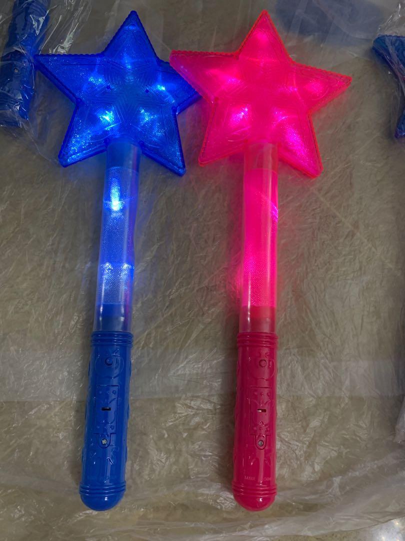 Birthday/Christmas party LED flashing wand Star sticks, Furniture & Home Living, Lighting & Fans ...
