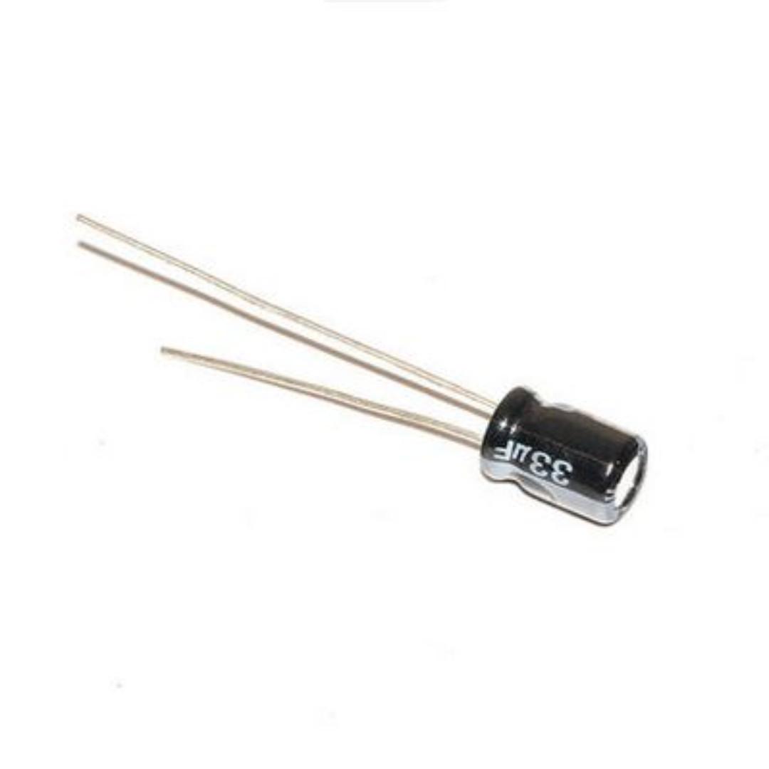 Electrolytic capacitor 33uF 25V (5 pieces) Arduino Raspberry Pi, TV & Home Appliances ...