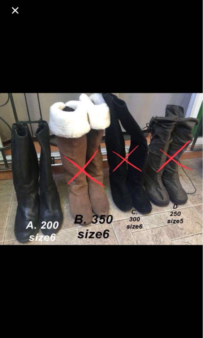 BOOTS 36-39, Women's Fashion, Footwear, Boots on Carousell