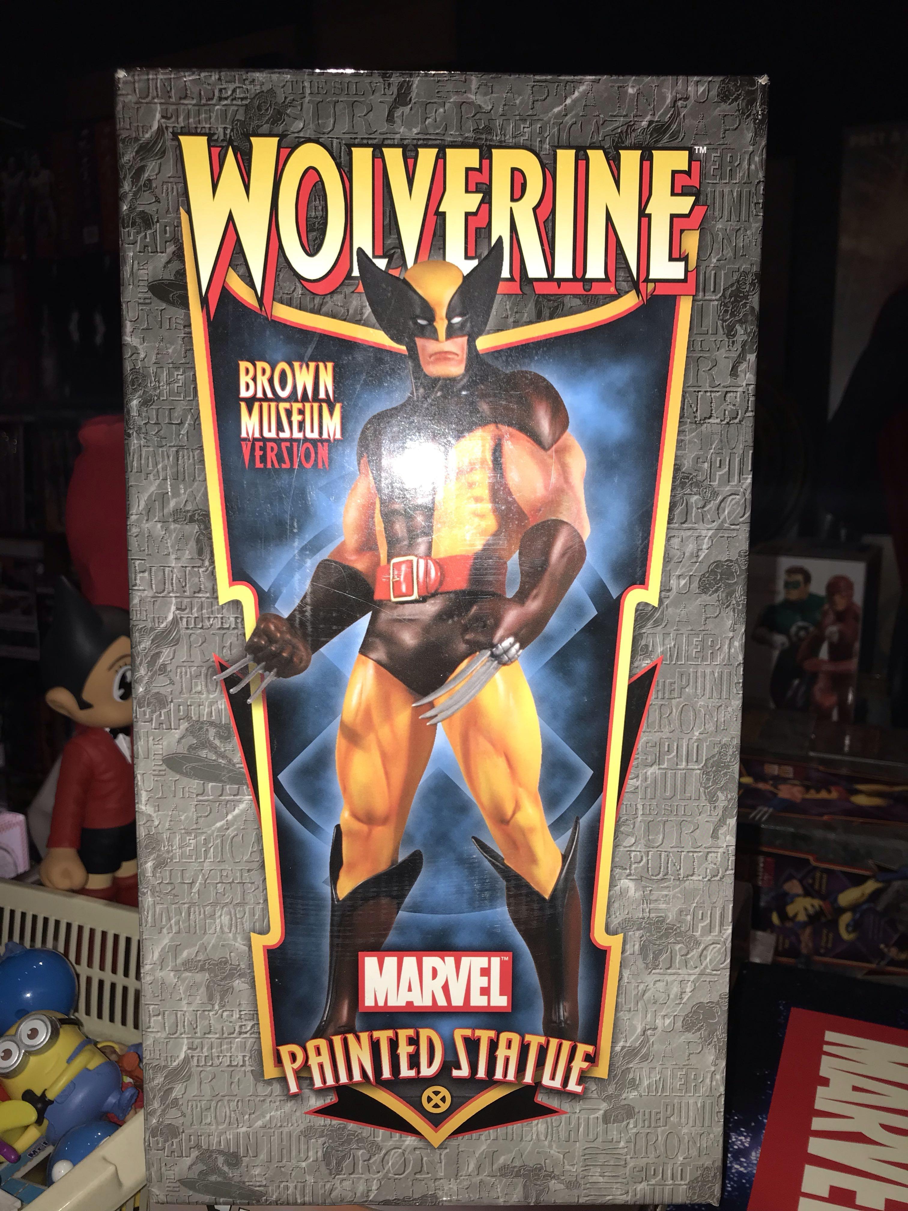 Bowen Marvel 1/6 Wolverine Painted Statue Brown Museum Version Rare ...