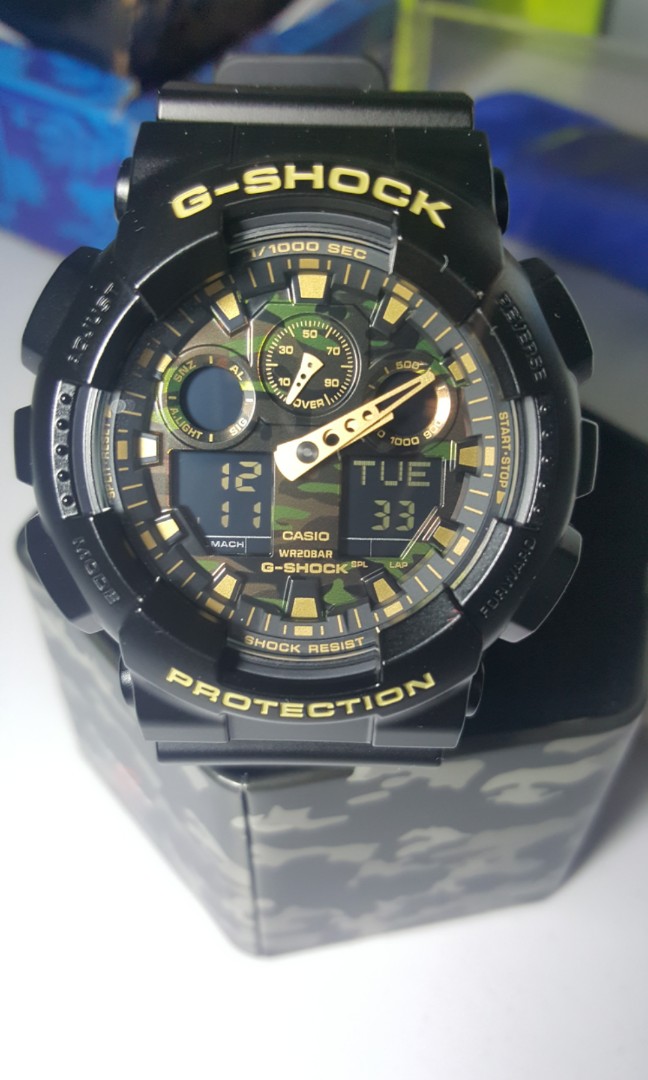 Casio G-shock GA-100CF-1A9DR, Men's Fashion, Watches & Accessories ...
