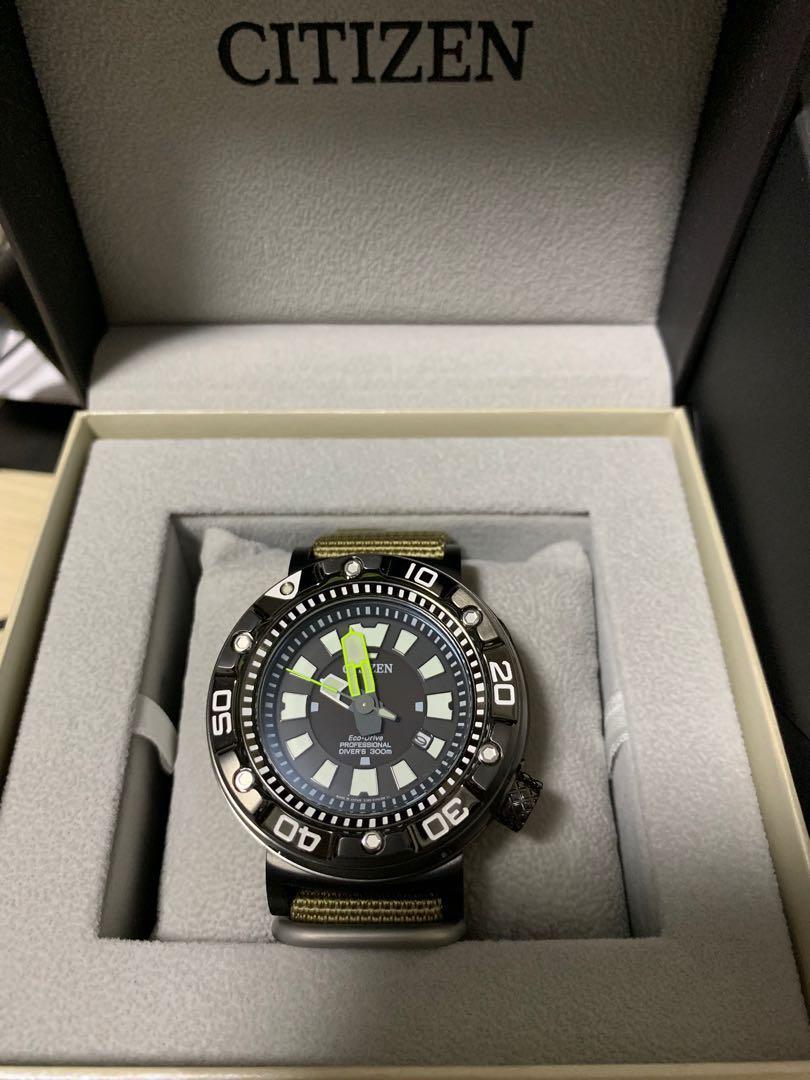 Citizen Promaster Eco-Drive Professional Divers 300m DLC, Luxury ...