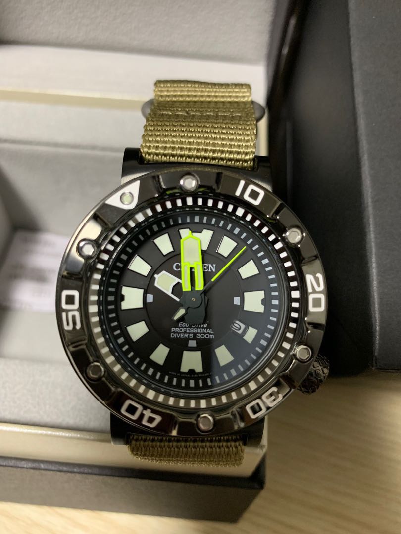 Citizen Promaster Eco-Drive Professional Divers 300m DLC, Luxury ...