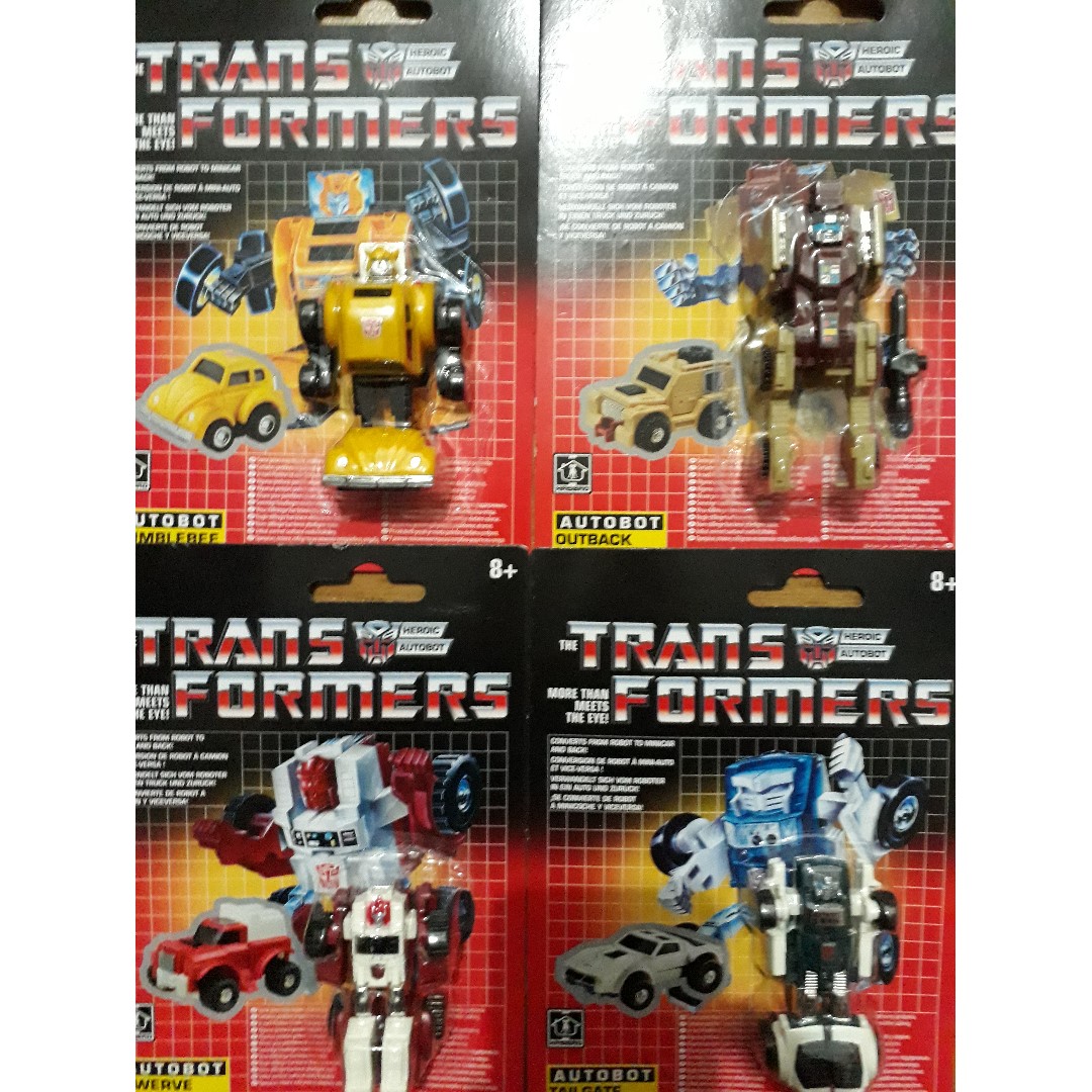 (Complete Set) MOSC Authentic G1 Minibots Transformers Bumblebee ...