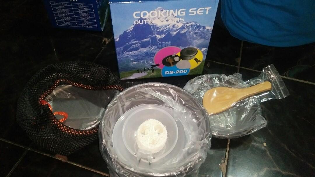 Cooking set Ds-200 nesting gunung murah, Olah Raga, Perlengkapan ...