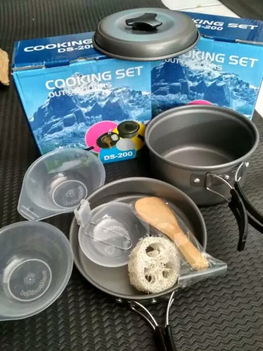 Cooking set Ds-200 nesting gunung murah, Olah Raga, Perlengkapan ...