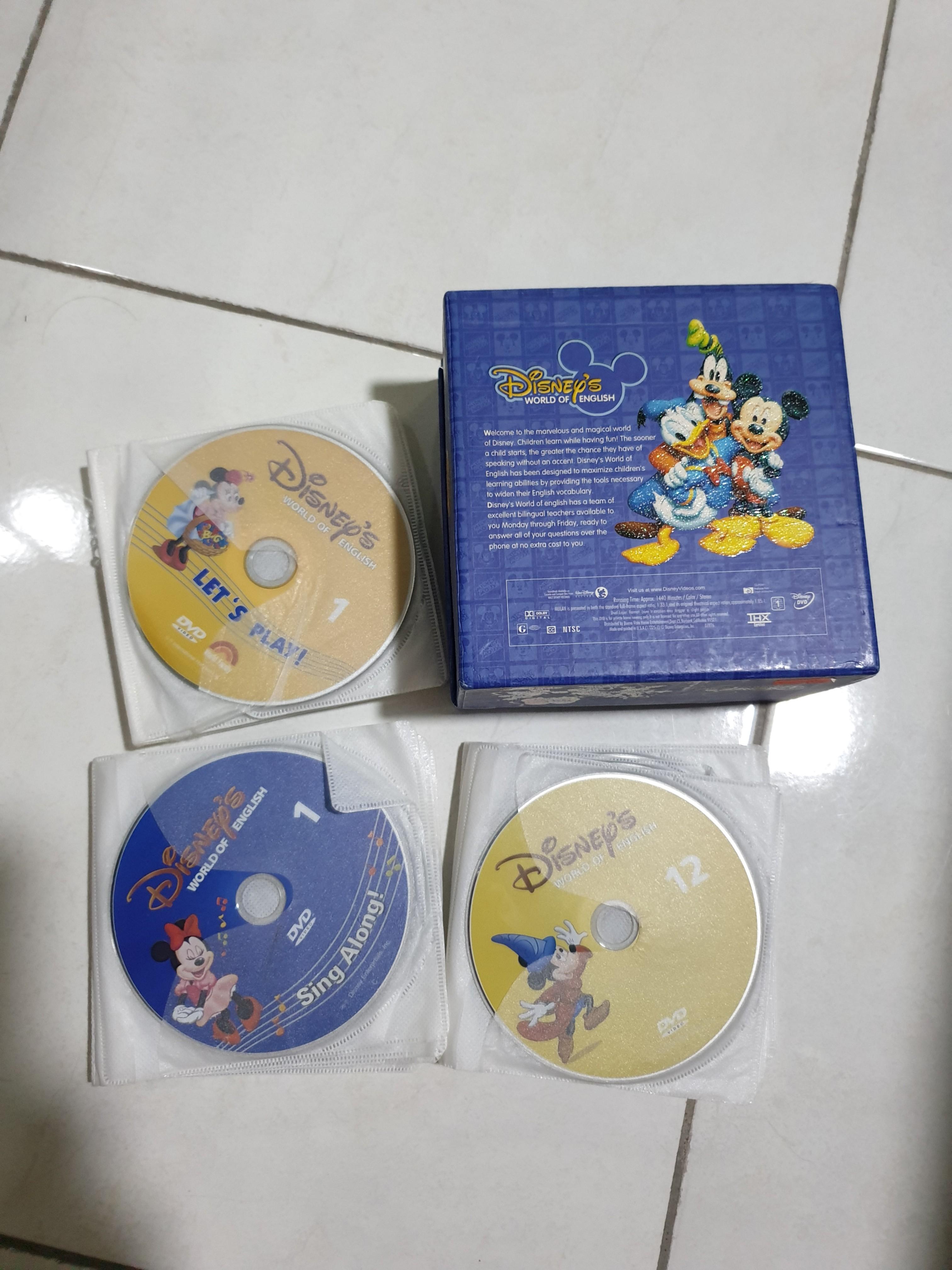 DISNEY'S WORLD OF ENGLISH DVD, Hobbies & Toys, Music & Media, CDs ...