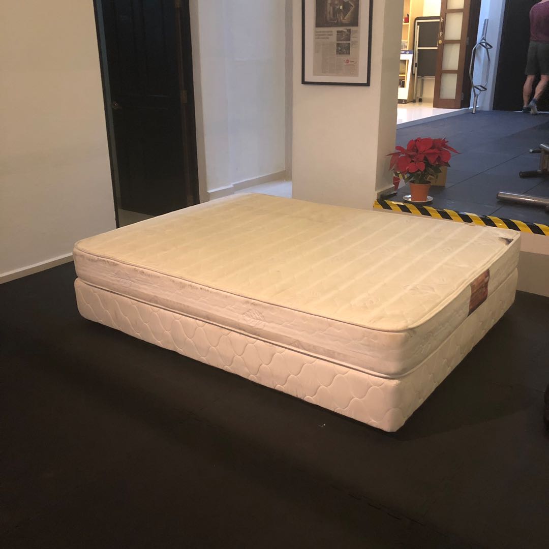 Divan Double Bed Set (Queen Size), Furniture & Home Living, Furniture ...