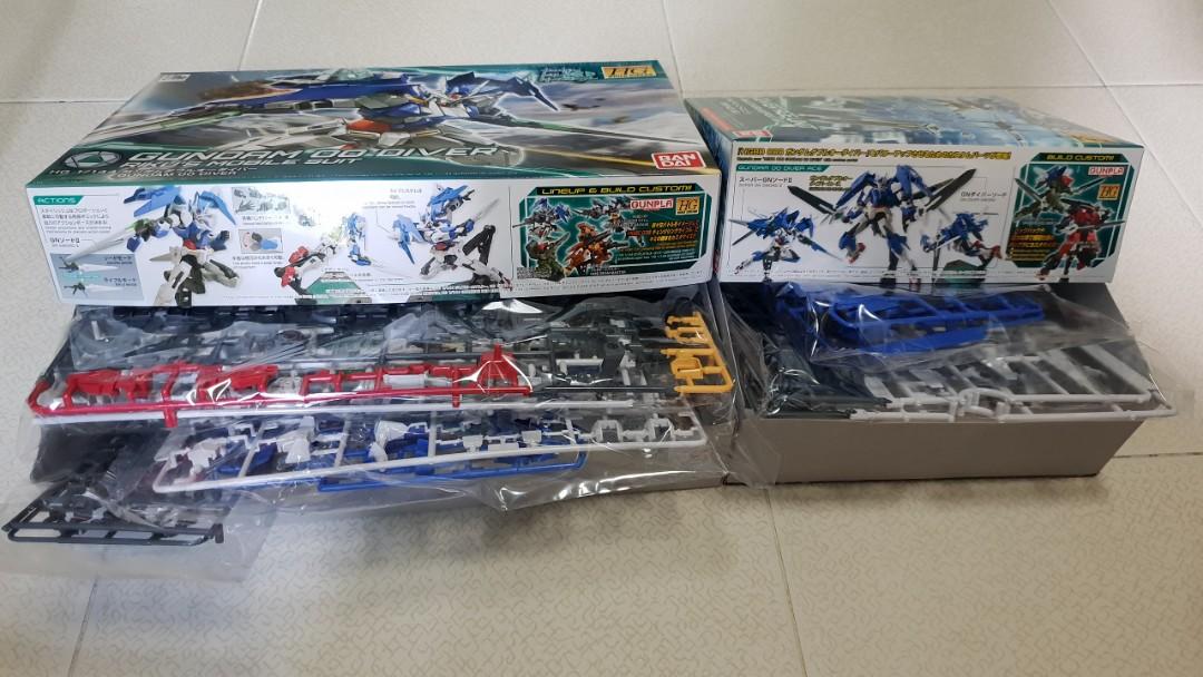 HG 1/144 Gundam 00 Diver & Diver Ace Unit, Hobbies & Toys, Toys & Games on Carousell