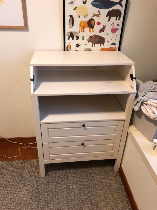Ikea change table/dresser sundvik, Babies & Kids, Bathing & Changing ...