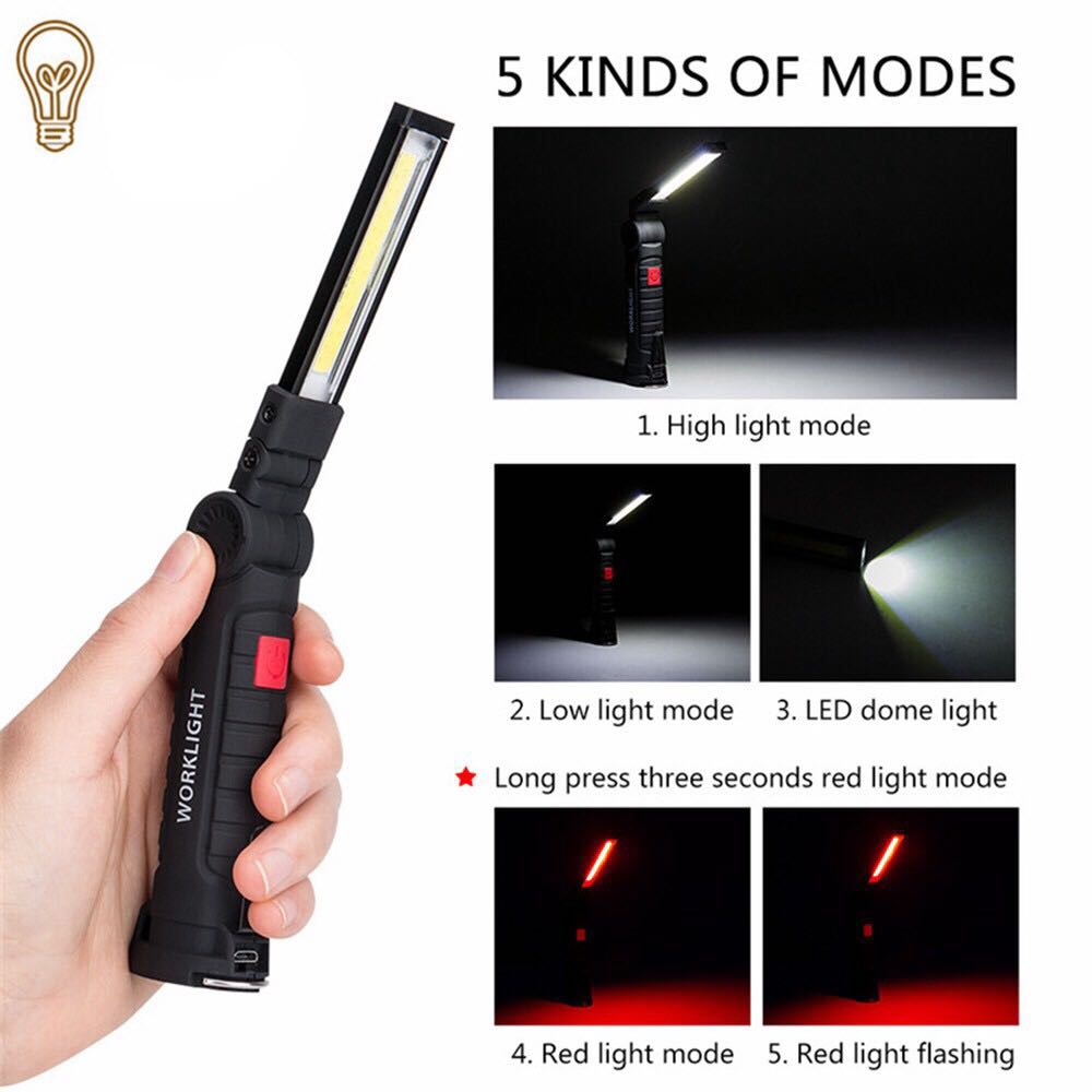 LED Rechargeable torchlight/worklight with Magnetic base, Furniture ...