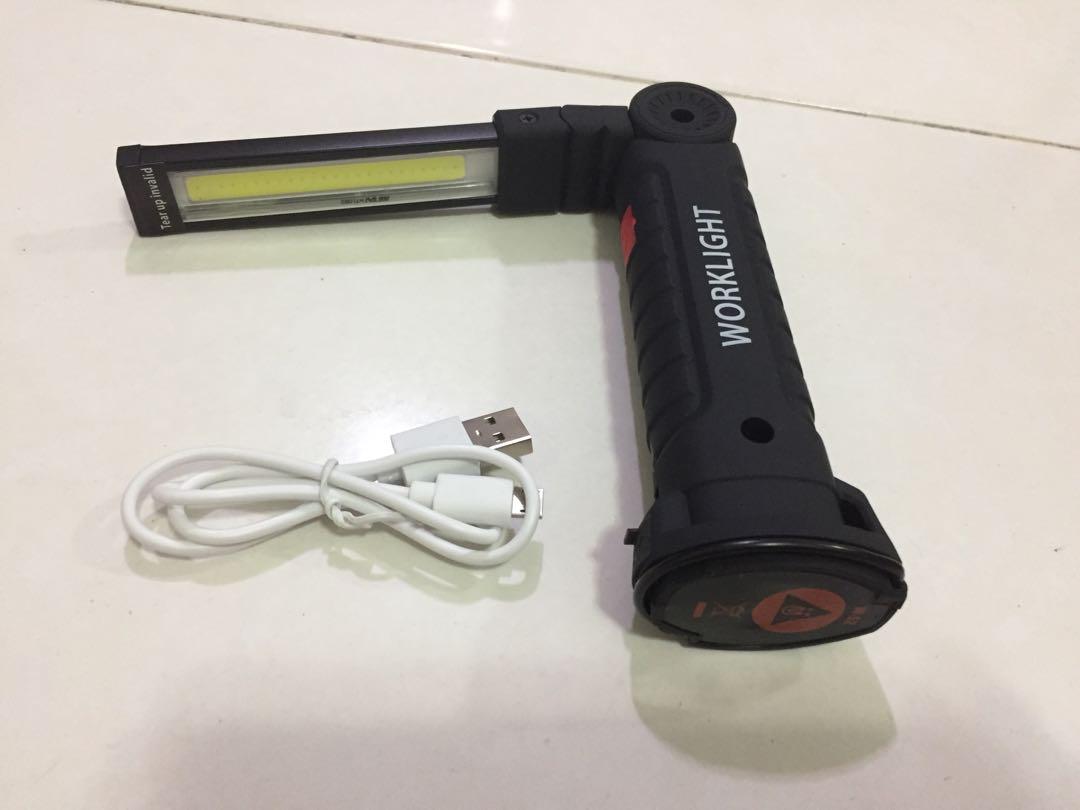 LED Rechargeable torchlight/worklight with Magnetic base, Furniture ...