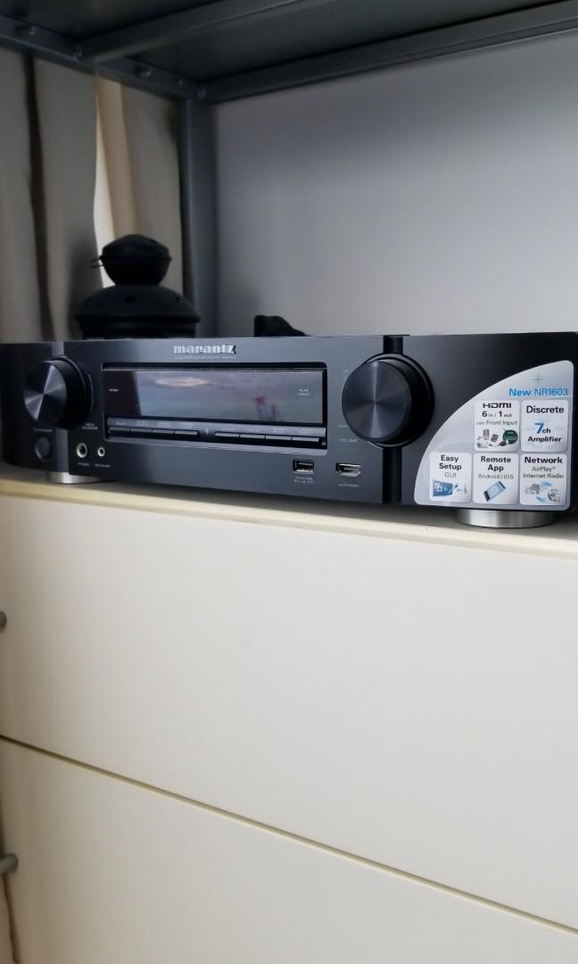 MARANTZ NR-1603, 音響器材, 可攜式音響設備 - Carousell