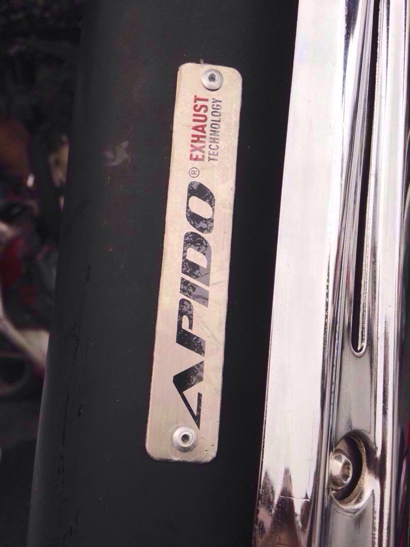 New Exhaust Yamaha LC135 Apido Ekzos 28mm Manifold Standard Racing ...