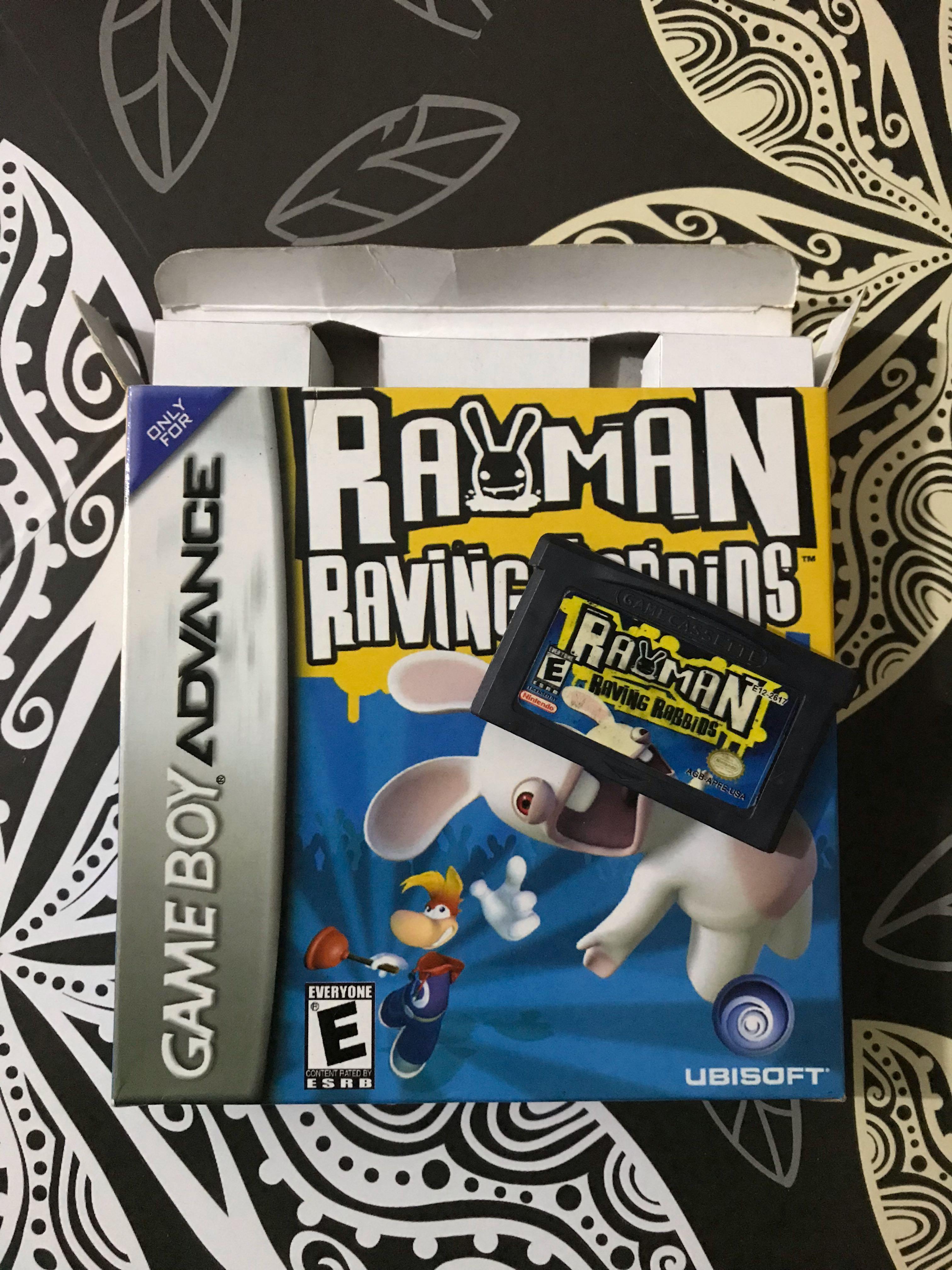 Rayman Raving Rabbids for gameboy advance SP, Video Gaming, Video Games ...