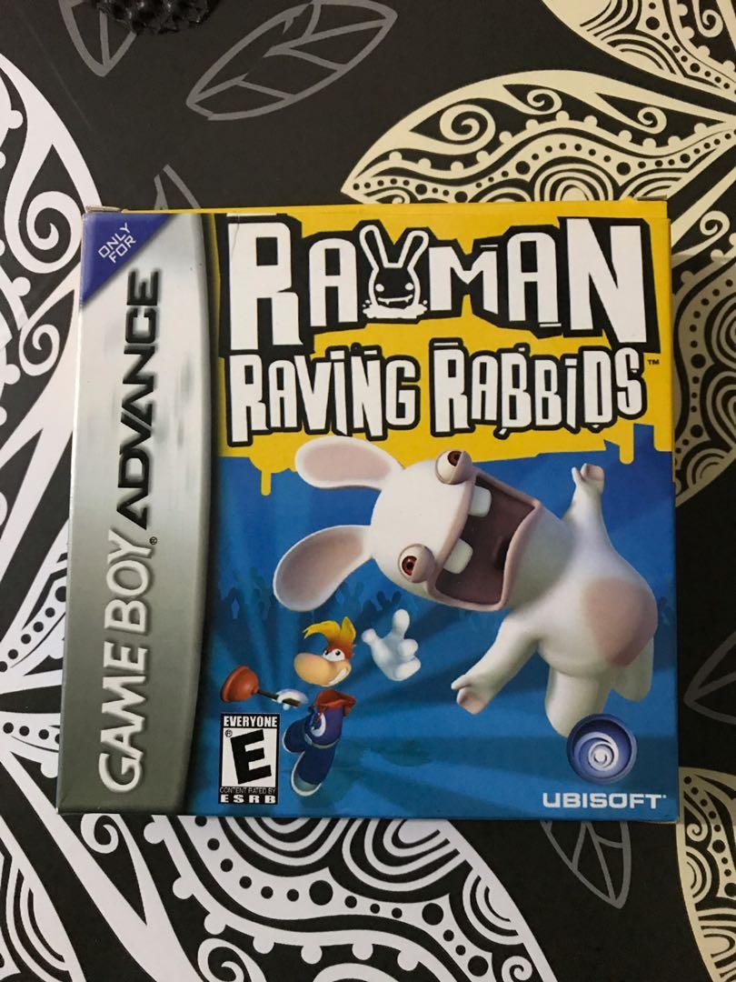Rayman Raving Rabbids for gameboy advance SP, Video Gaming, Video Games ...