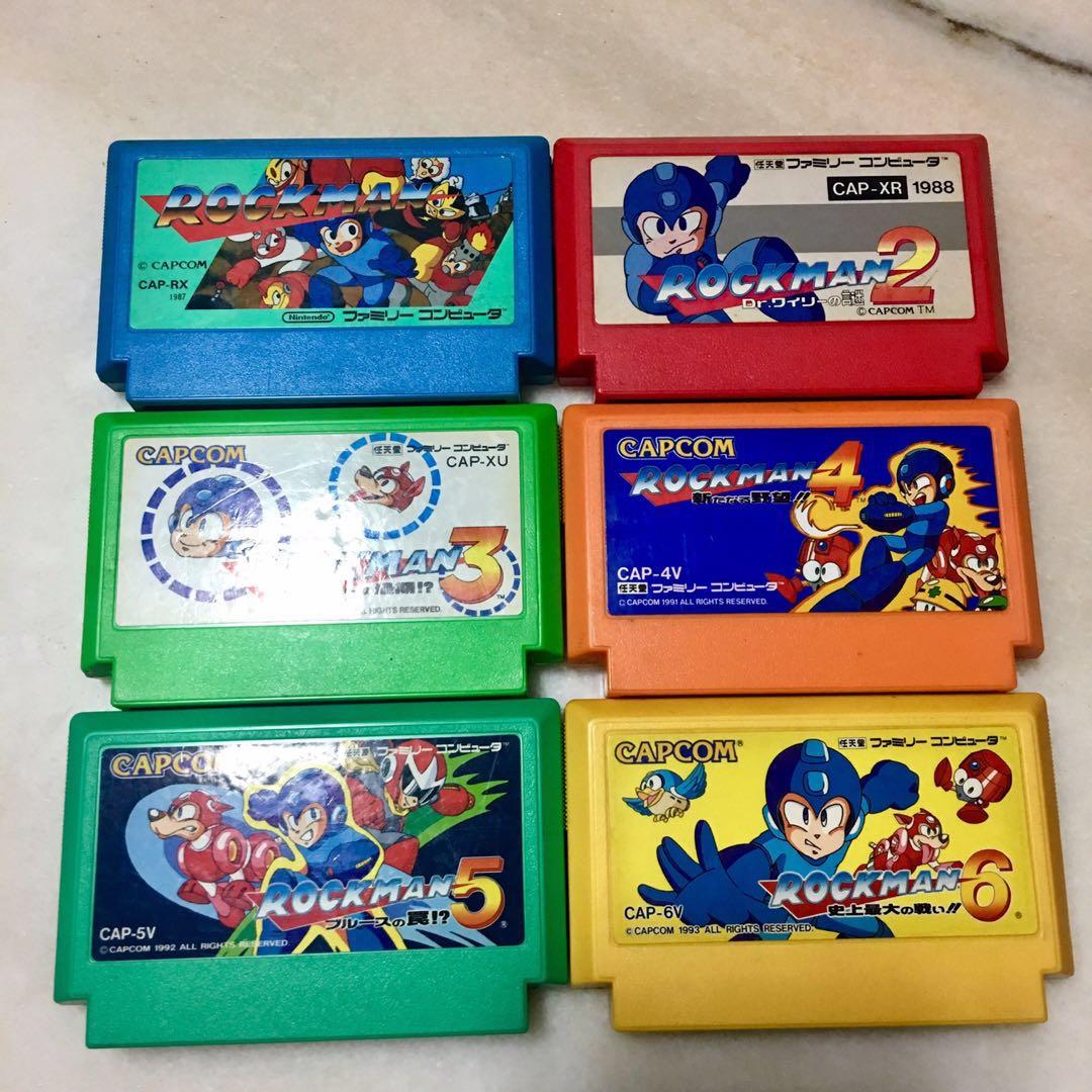 Rockman Famicom completes set(Mega man), Hobbies & Toys, Toys & Games ...