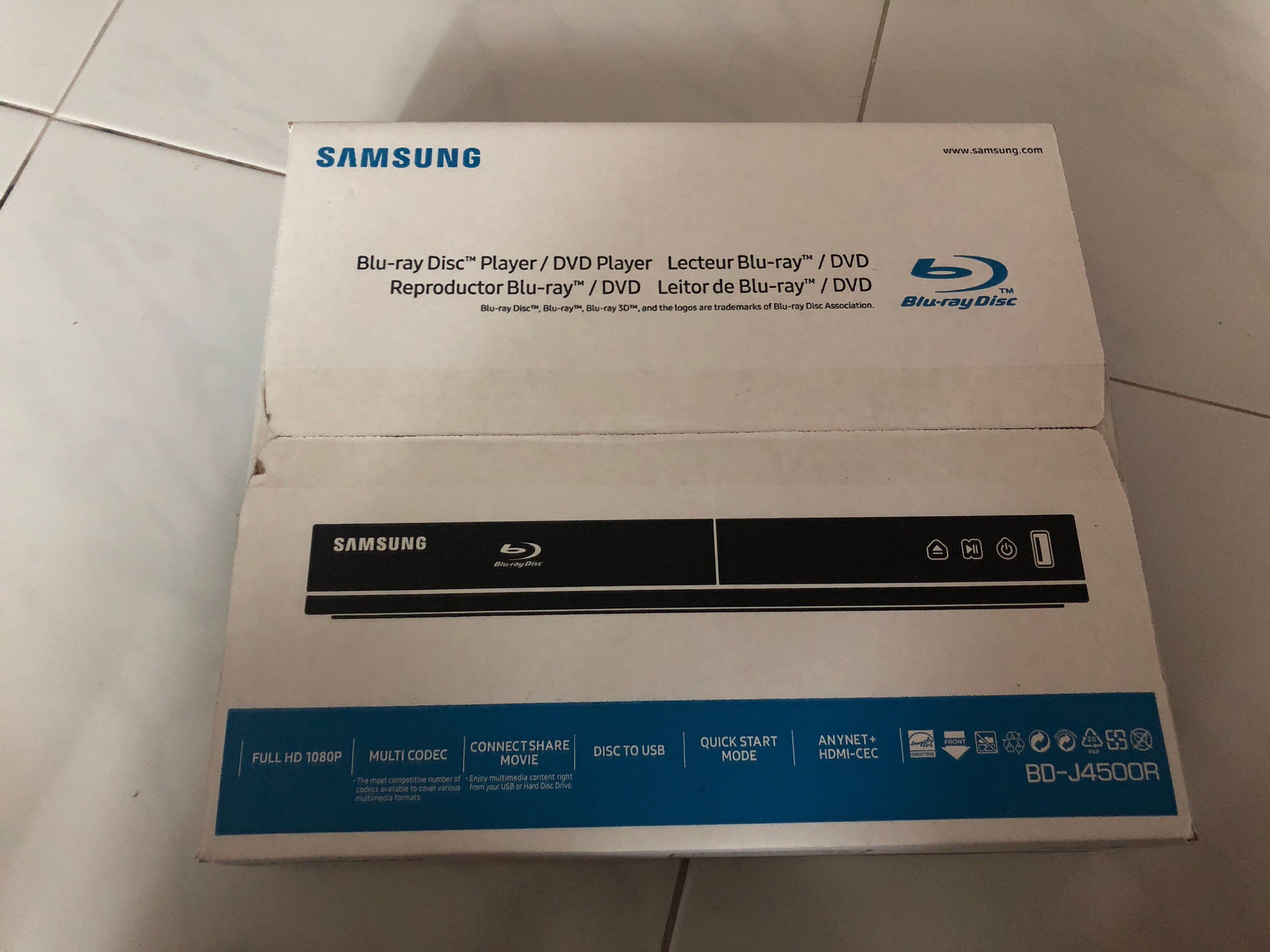 SAMSUNG Blu-ray Disc player, TV & Home Appliances, TV & Entertainment ...