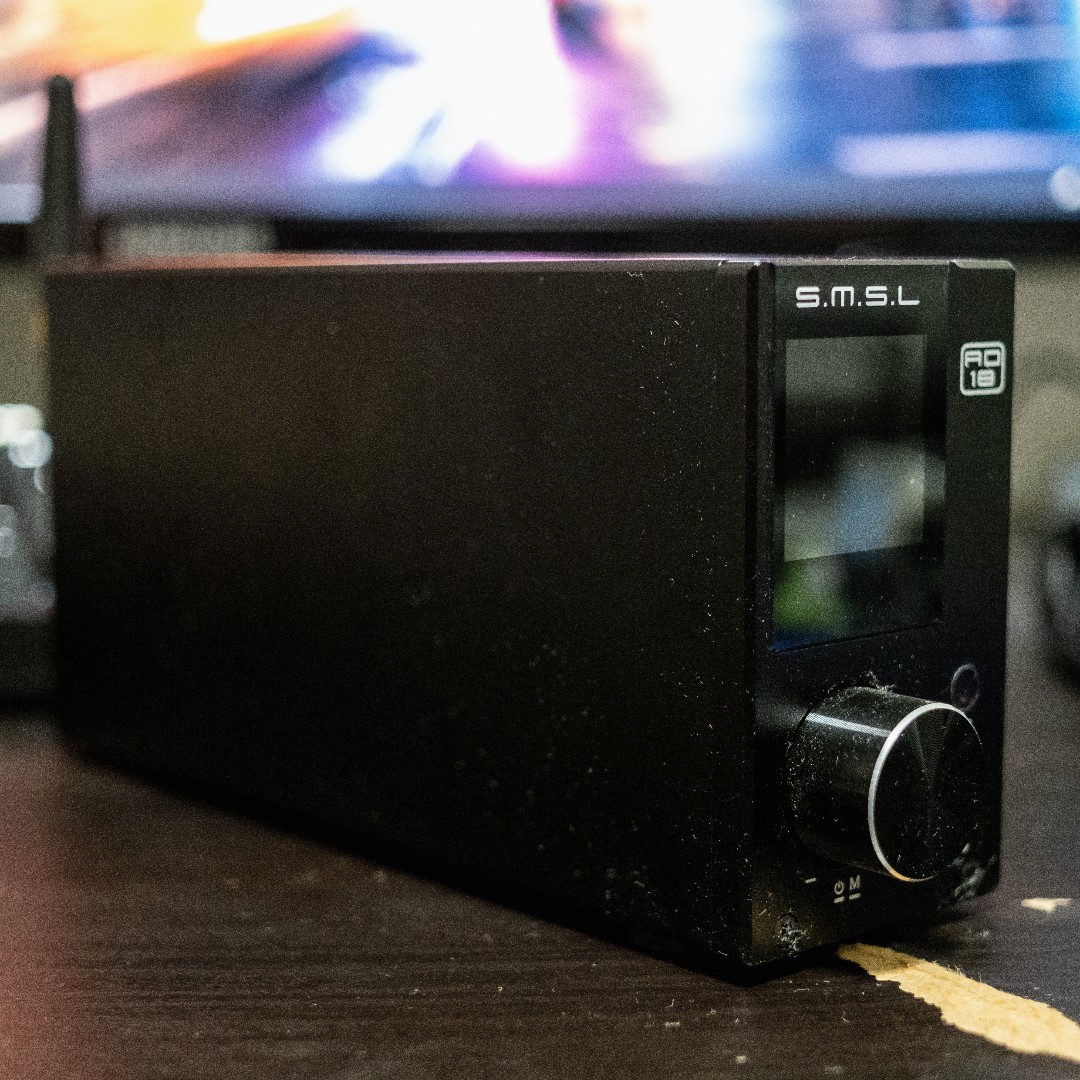 S.M.S.L AD18 DAC + Stereo Amplifier Combo with Bluetooth Receiver ...