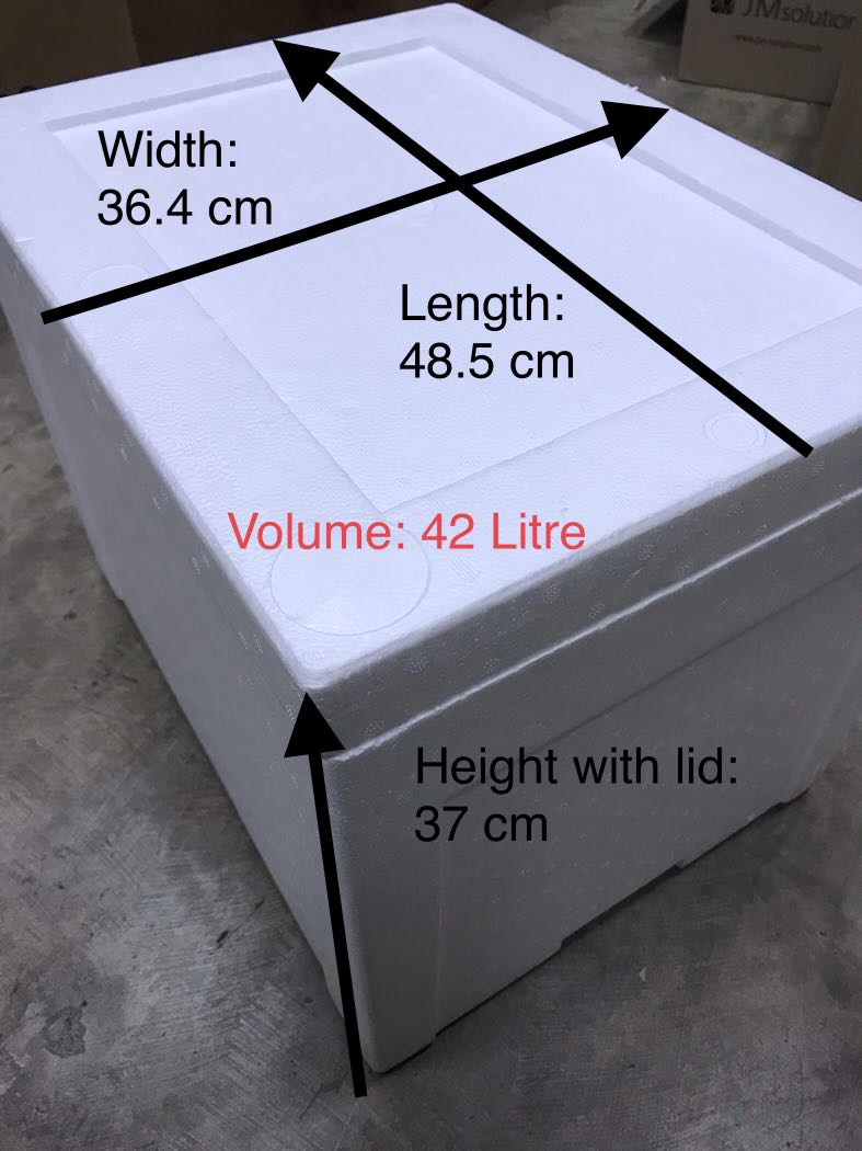 New and used styrofoam storage foam box with lid cover , Everything ...