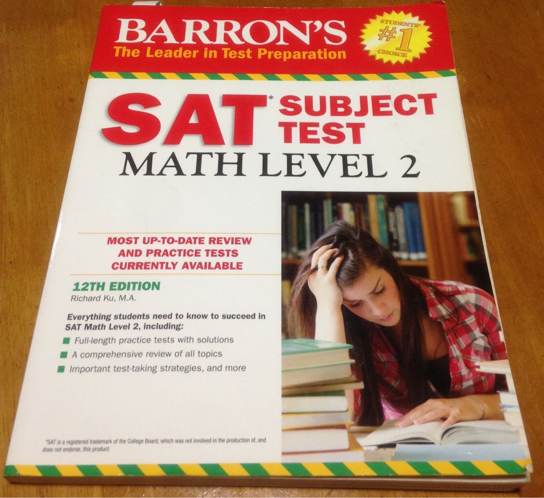 Barron's SAT Math, Hobbies & Toys, Books & Magazines, Assessment Books ...