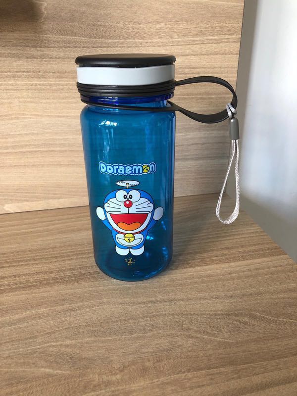 Doraemon Blue water bottle, Everything Else on Carousell